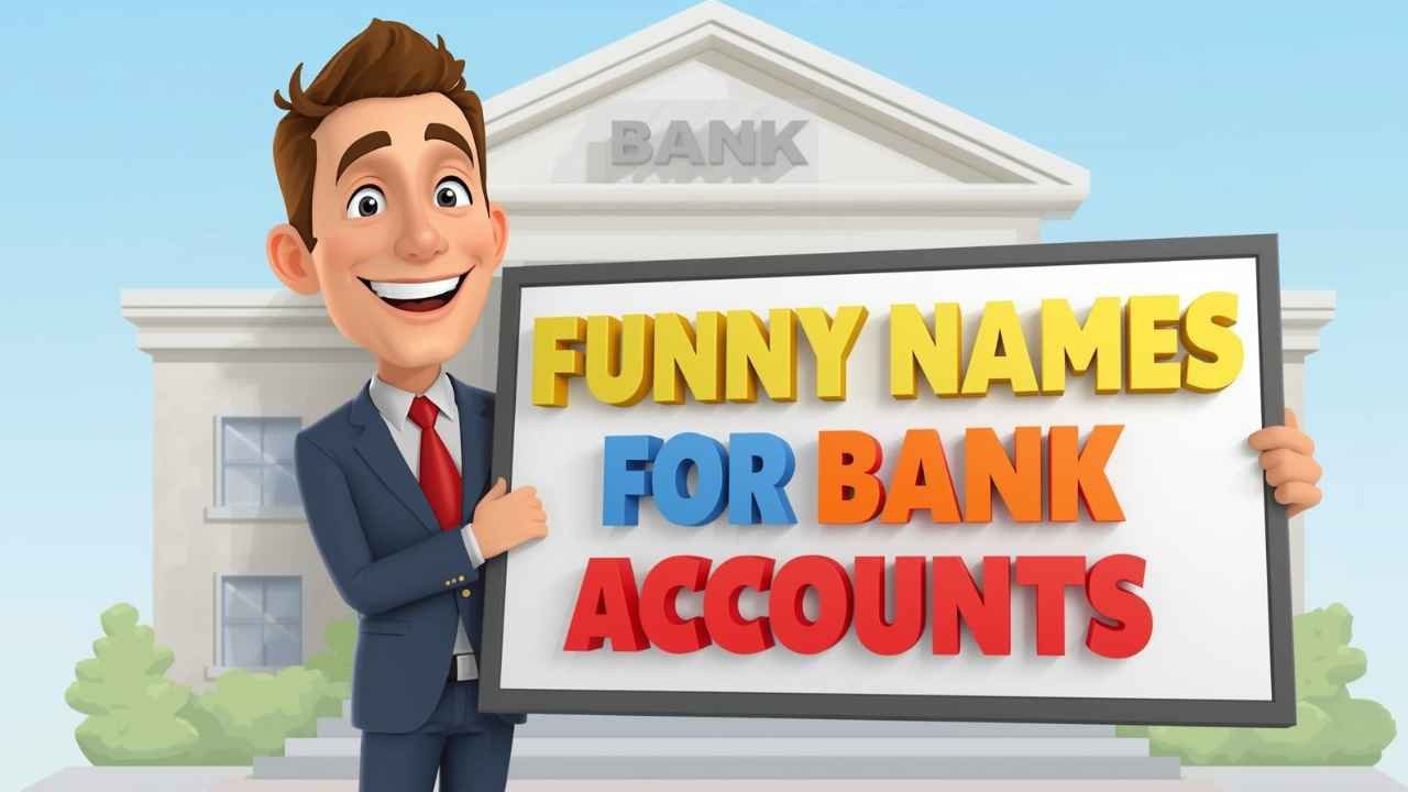 200+ Funny & Creative Names for Bank Accounts - Namesflicker